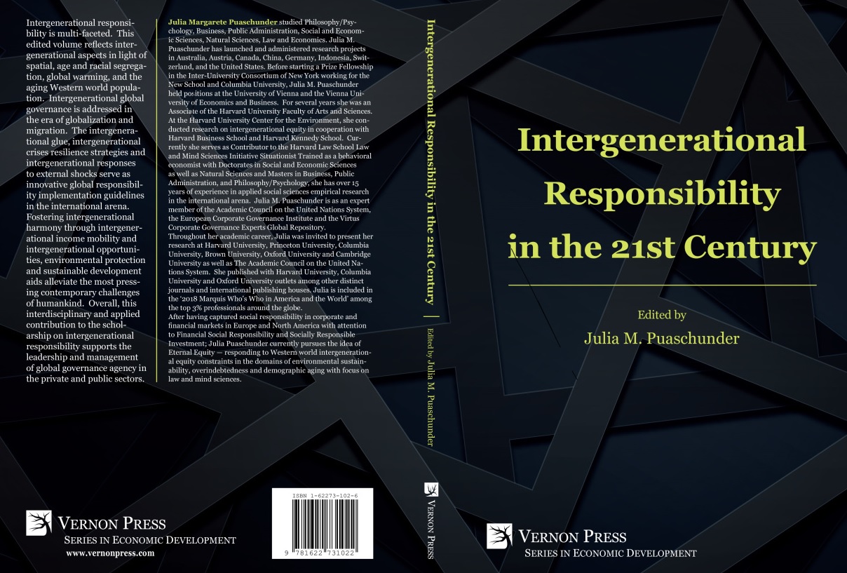 Intergenerational Responsibility – Julia Puaschunder Author
